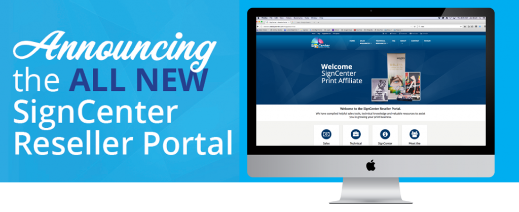 SignCenter Launches New Reseller Portal